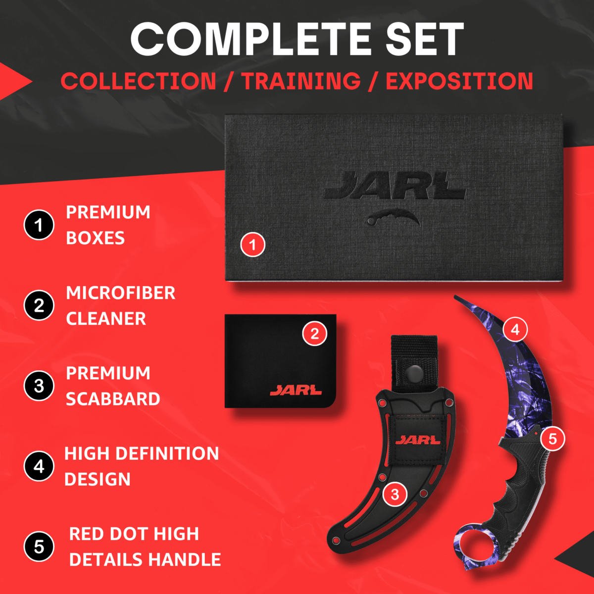 Jarl La Boutique Des Fans De Cs Go Karambit Knife Black Pearl